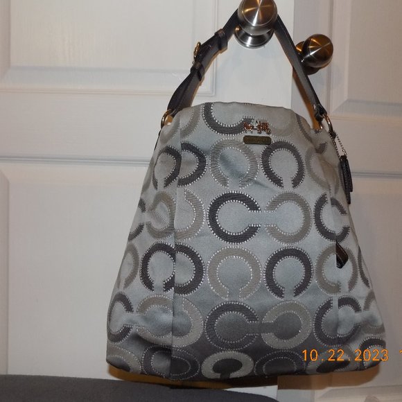 Coach | Bags | Coach Madison Op Art Isabelle Hobo Shoulder Bag | Poshmark